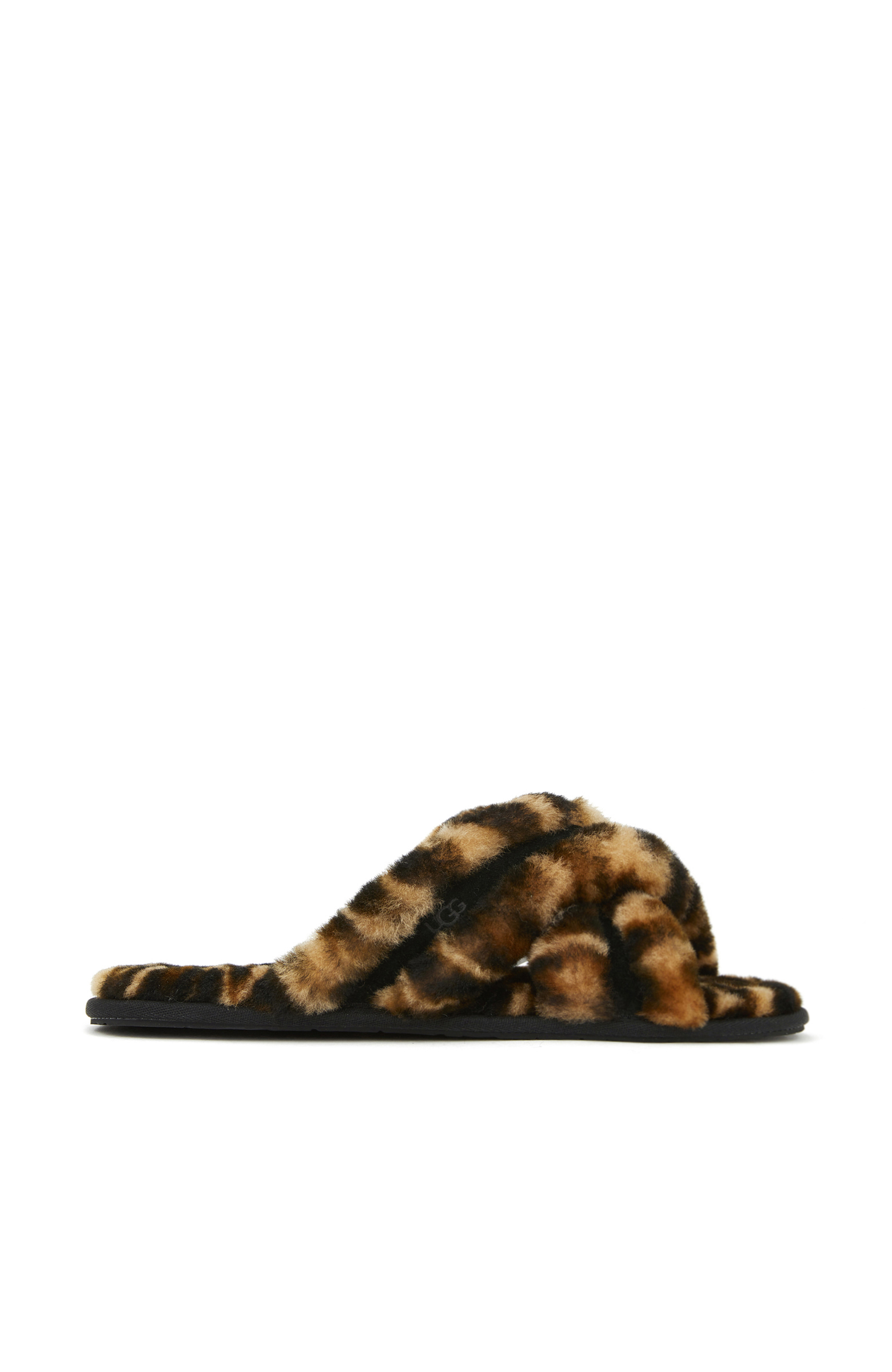 Ugg - Leopard Patterned Fur Women's Slippers - 5025605-107